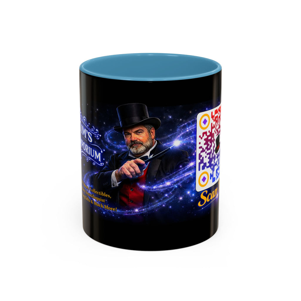 Magic QR Coffee Mug — 'Scan Me!' Mystical Barista Tea & Coffee Cup ...